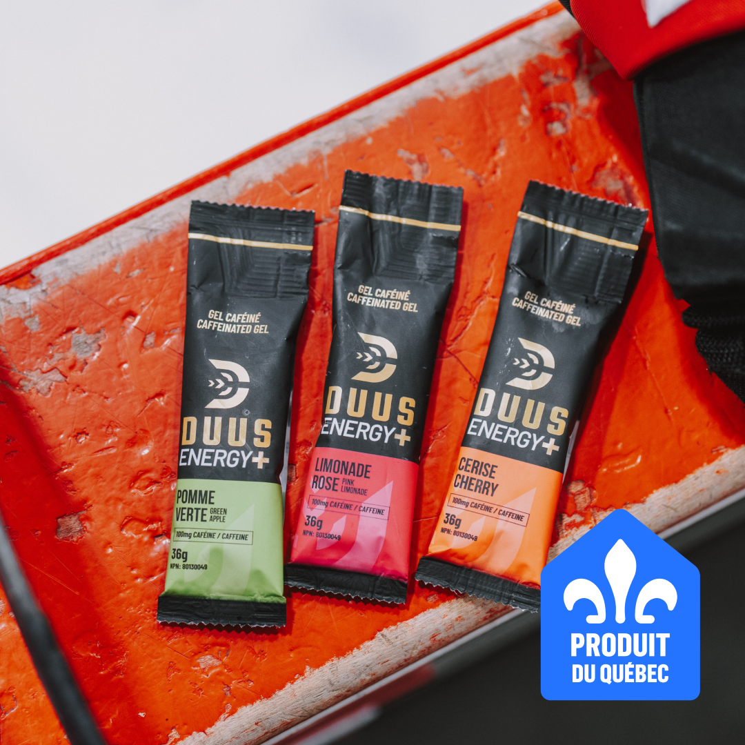 Duus Energy+ | Gel énergétique caféiné pour athlètes
